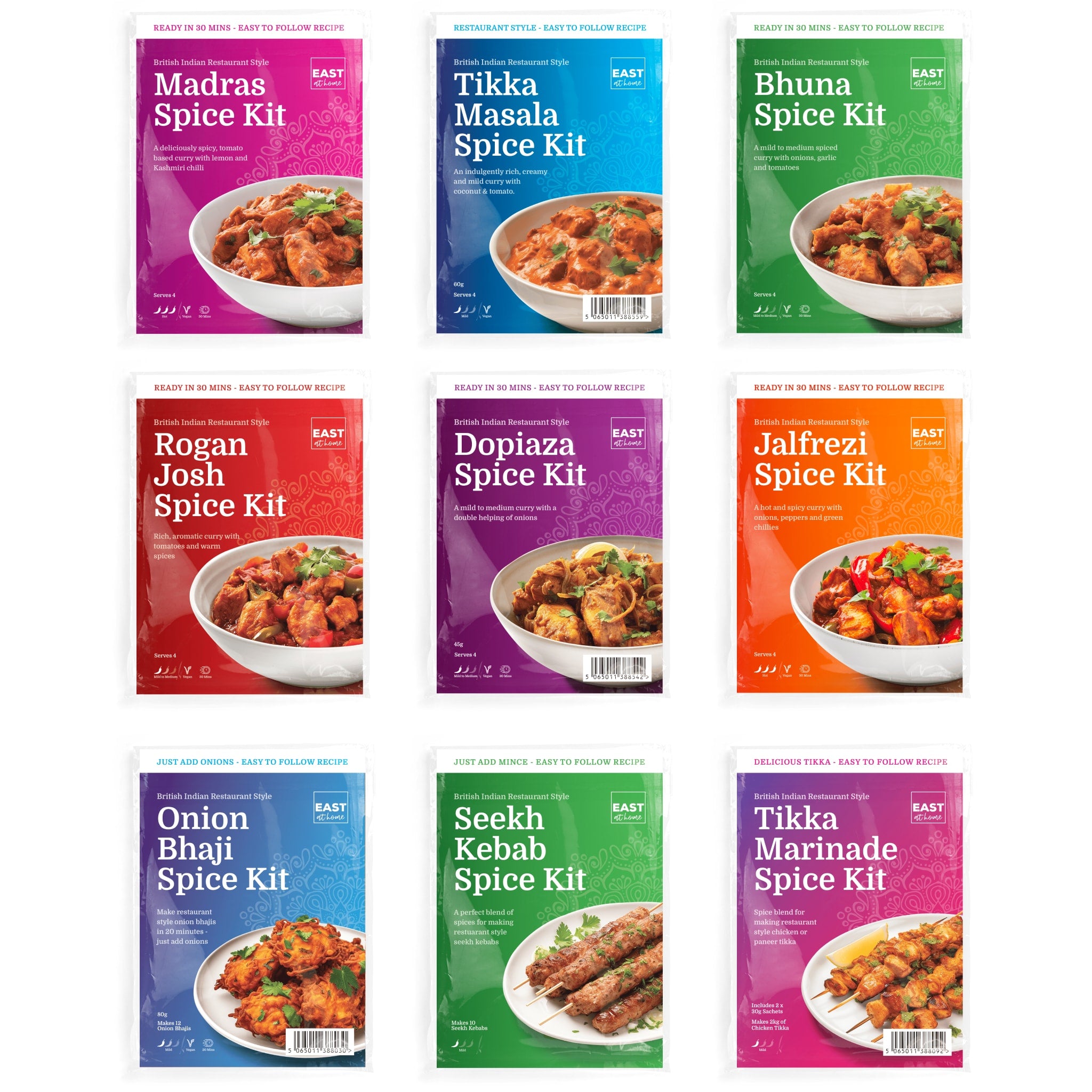 Spice Kit Taster Bundle – East at Home